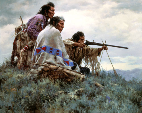 Nordamerikanske indianerstammer, apache, sioux, comanche og cherokee